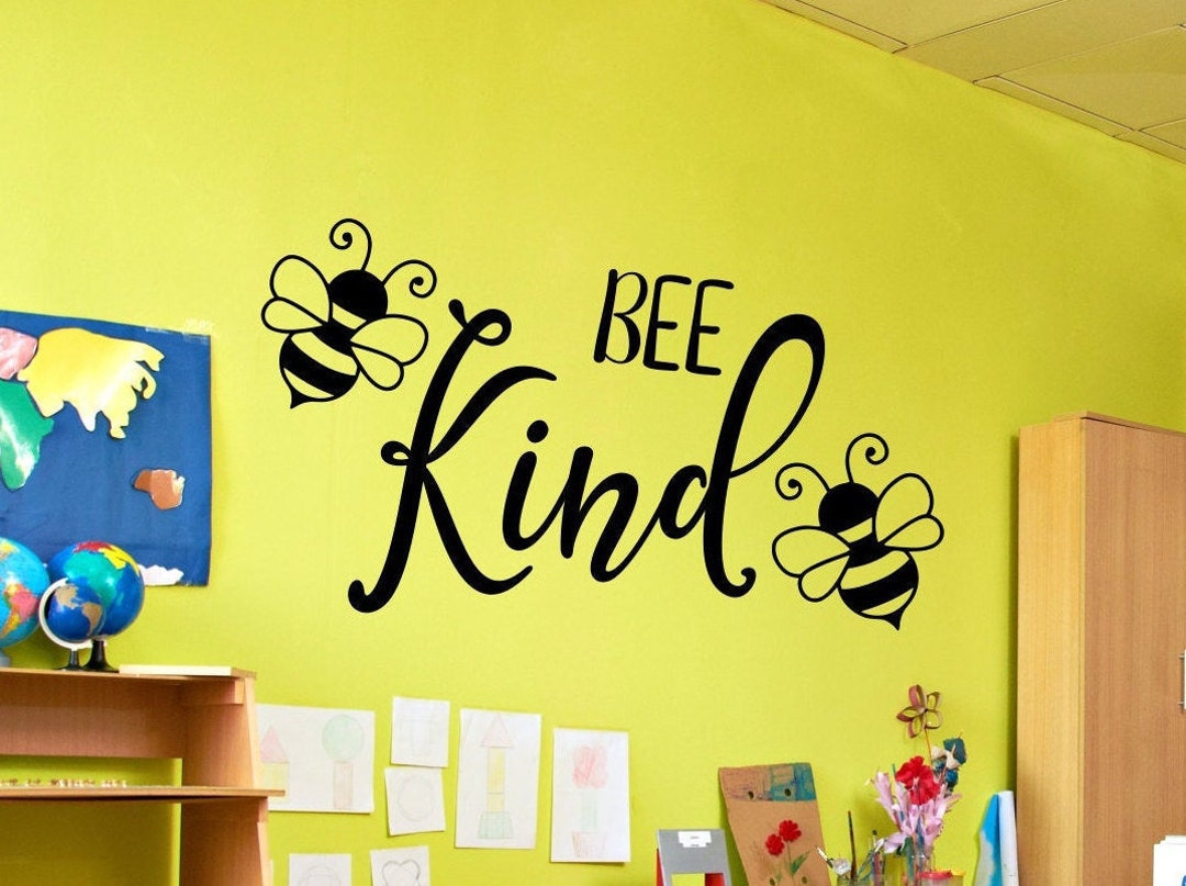 Be Kind Wall Decal, Bee Kind Decal, Be Kind Decal, Always Be Kind ...