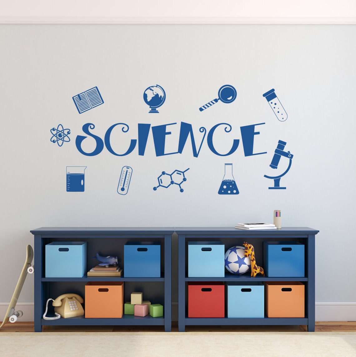 Science Decal Science Wall Decal Classroom Wall Decal - Etsy