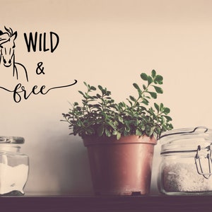 Horse Wall Decal, Wild and Free, Free Spirit, Run Wild and Free, Horse ...