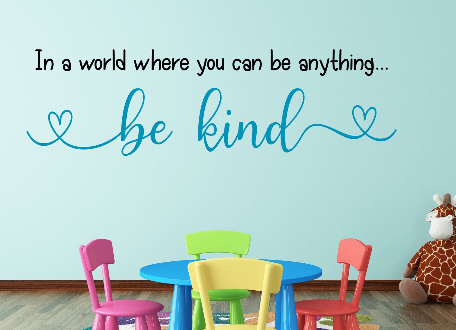 In a World Teacher Decal Classroom Decor Vinyl Wall Decal | Etsy