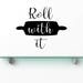 Kitchen Wall Decals Kitchen Utensil Art Roll With It - Etsy