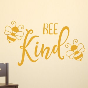 Be Kind Wall Decal, Bee Kind Decal, Be Kind Decal, Always Be Kind ...