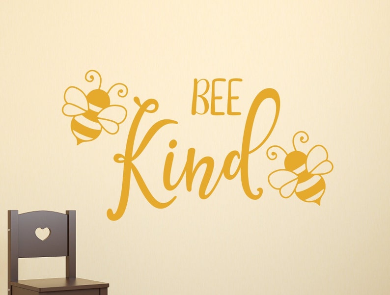 Be kind wall decal Bee kind decal be kind decal always be | Etsy