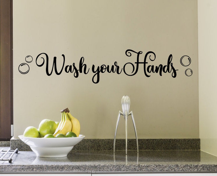 Cute Wash Your Hands Sign