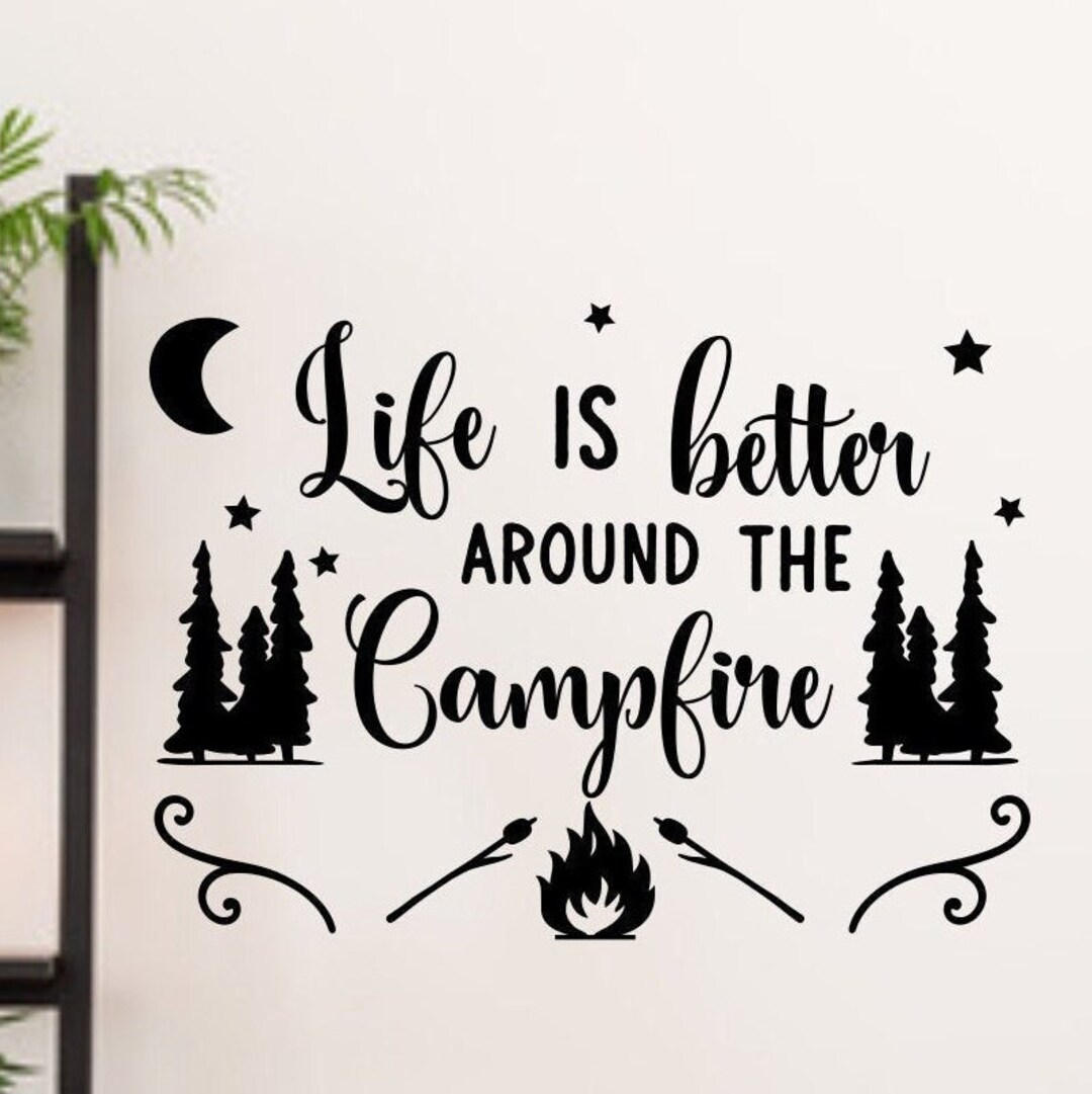 Rv Camper Decal, Camper Decor, Rv Decal, Life is Better Around the ...