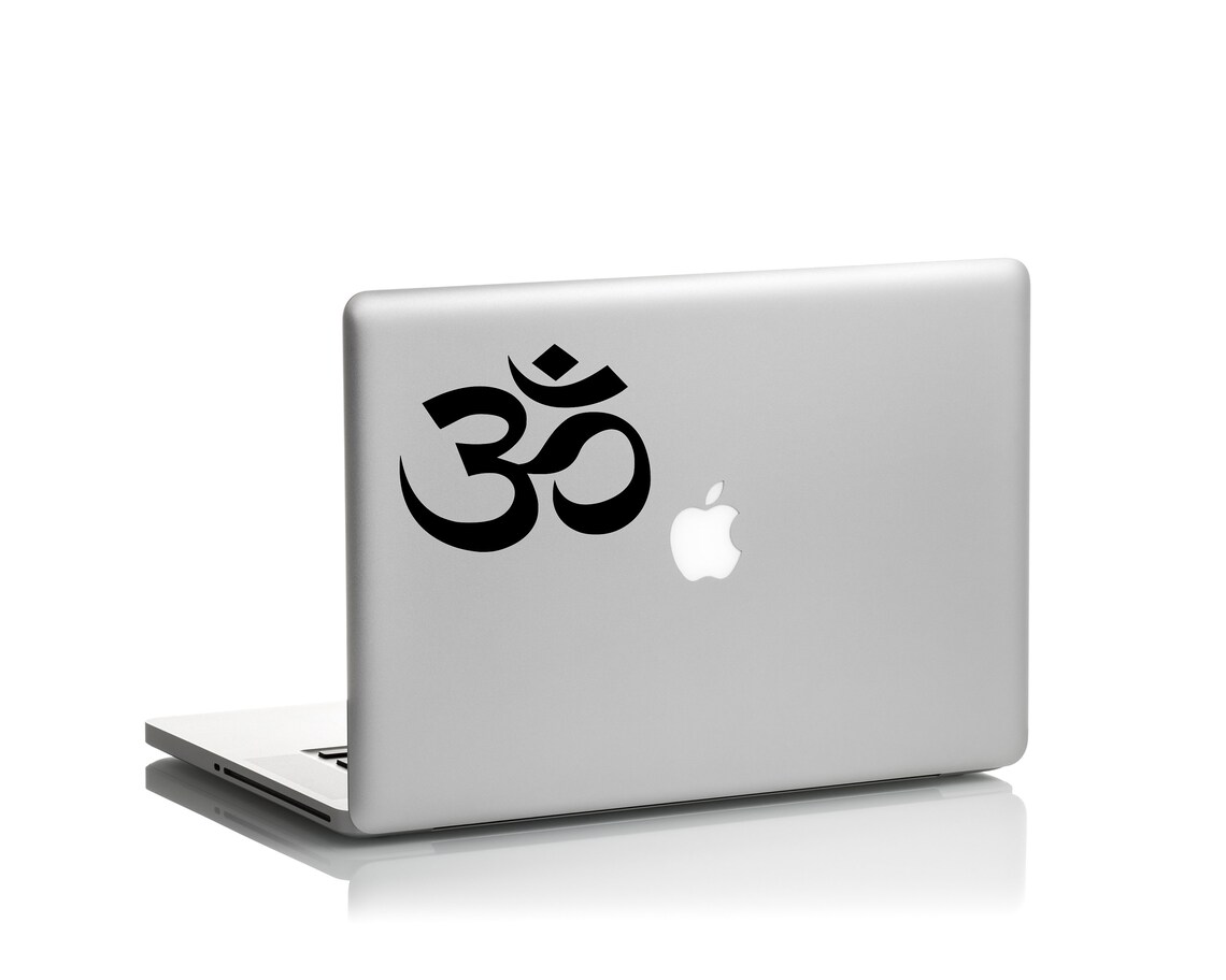 Om Symbol Wall Decal Aum Symbol Yoga Wall Art Laptop Decal - Etsy