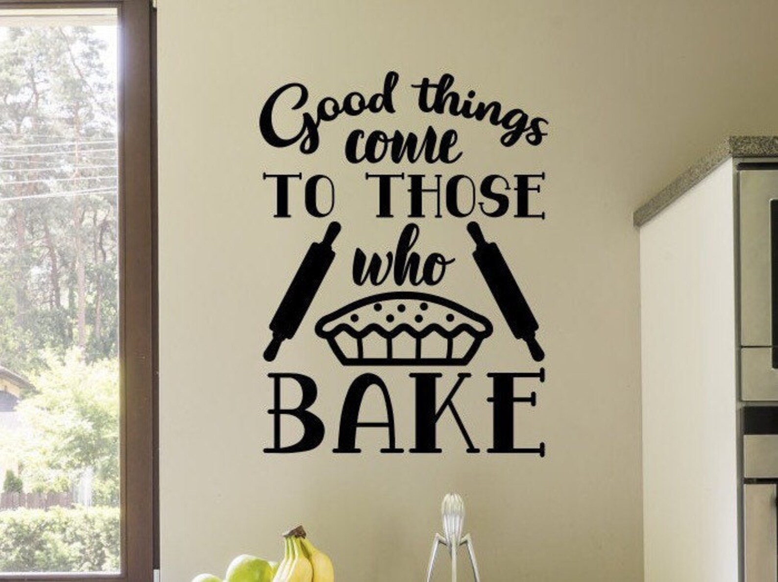 Baking Wall Decal Baker Decals Kitchen Wall Decal Baking - Etsy
