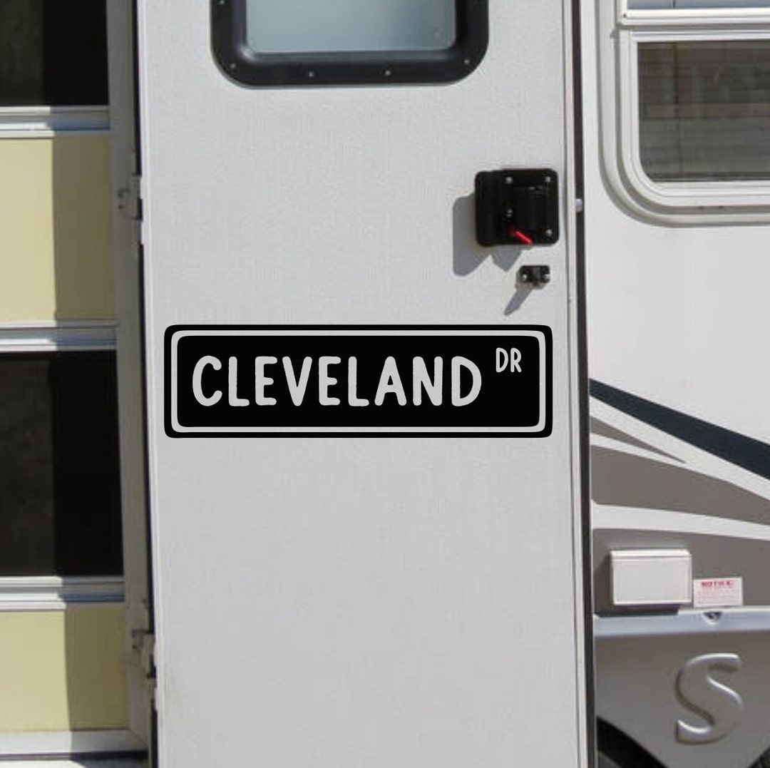 Custom Street Name RV Decal: Personalized Camper Sign - Etsy