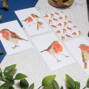 Robin Christmas Gift Tags Festive Tags Christmas Tags Christmas ...