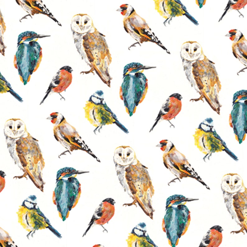 Garden Bird Gift Wrapping Paper Sheets Birthday Gift Wrap - Etsy