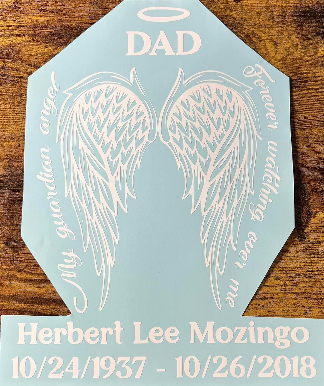 Guardian Angel Decal - Etsy