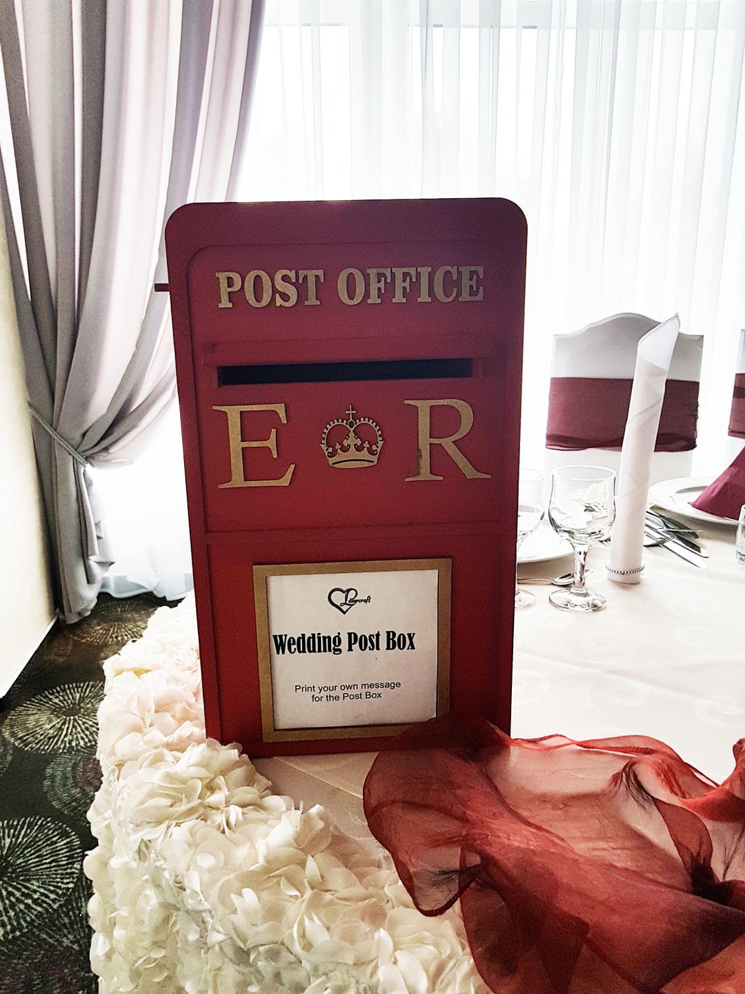 Wooden Post Box Ideal for Weddings and Events. - Etsy UK