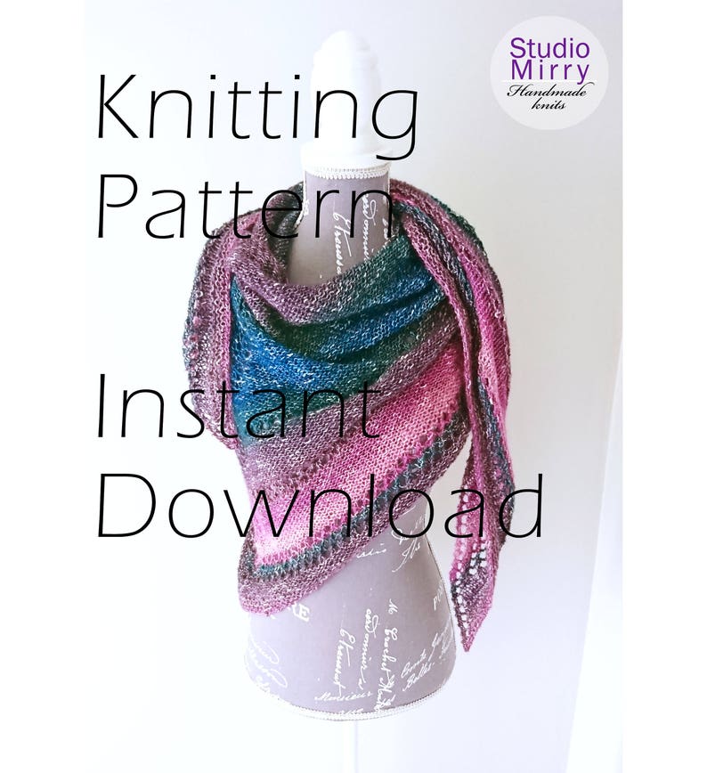 Lace Shawl Knitting Pattern, Dragonfly Amber Shawlette, Wrap, Afghan ...