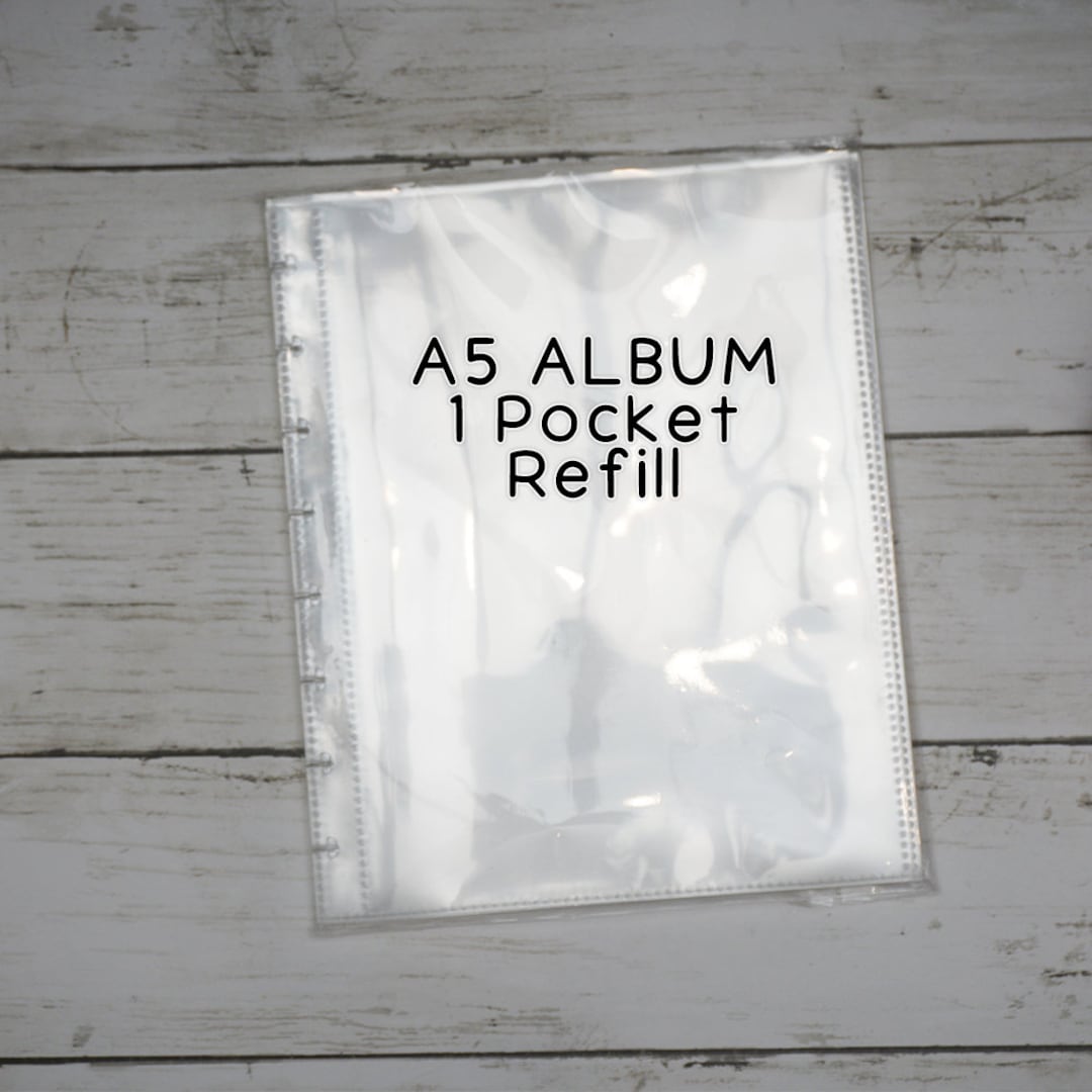 A5 // 1-pocket Refill Pack for Disc Album Sticker Storage - Etsy