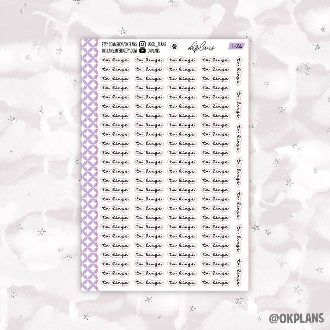 TV Binge // Script Font // Functional Scripts // F-066 - Etsy