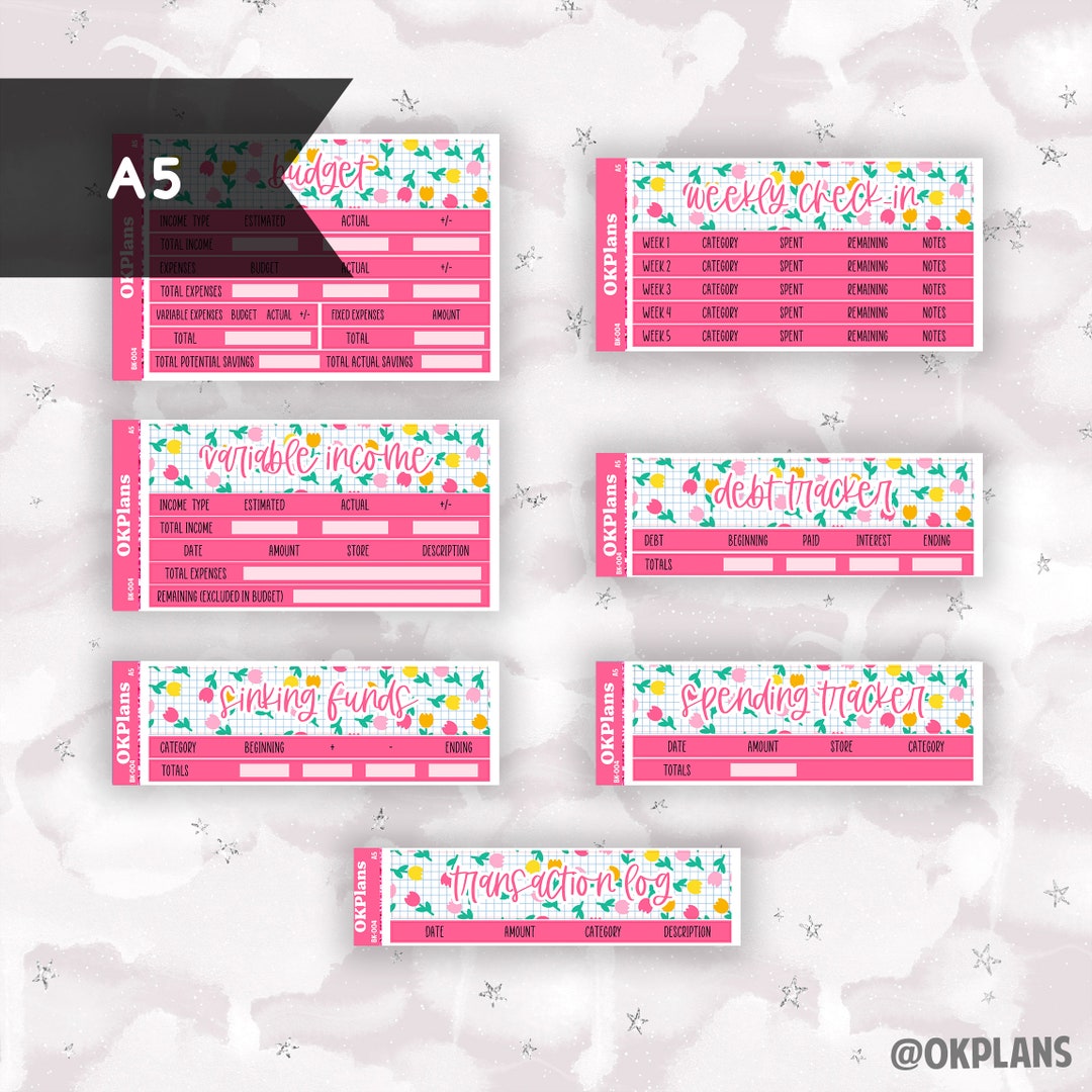 BK-004 // A5 // Budget Kit - Etsy