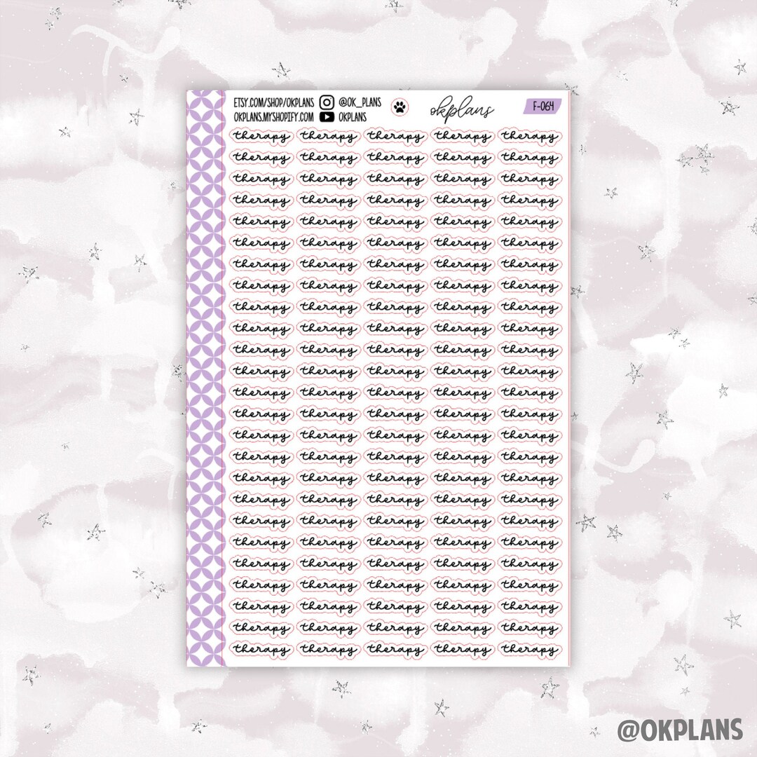 Therapy // Script Font // Functional Scripts // F-064 - Etsy