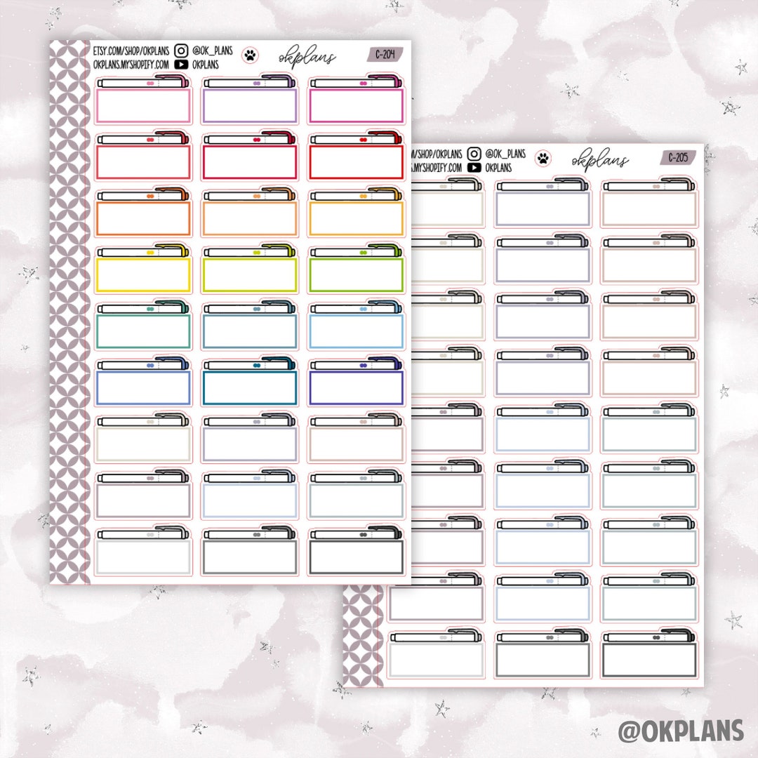 Highlight Labels // Multicolor Functional - Etsy