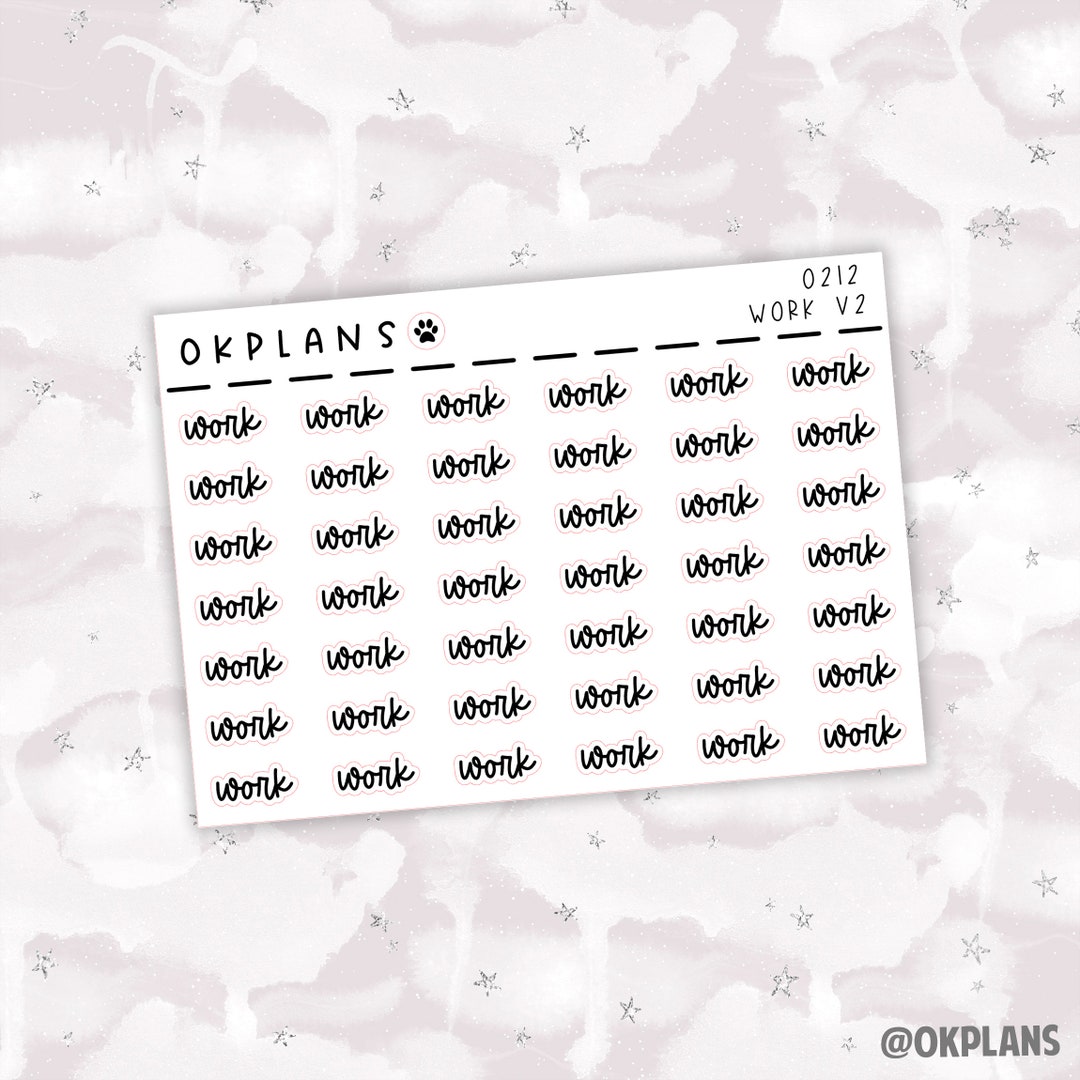 Work V2 // 0212 // Foiled Scripts - Etsy