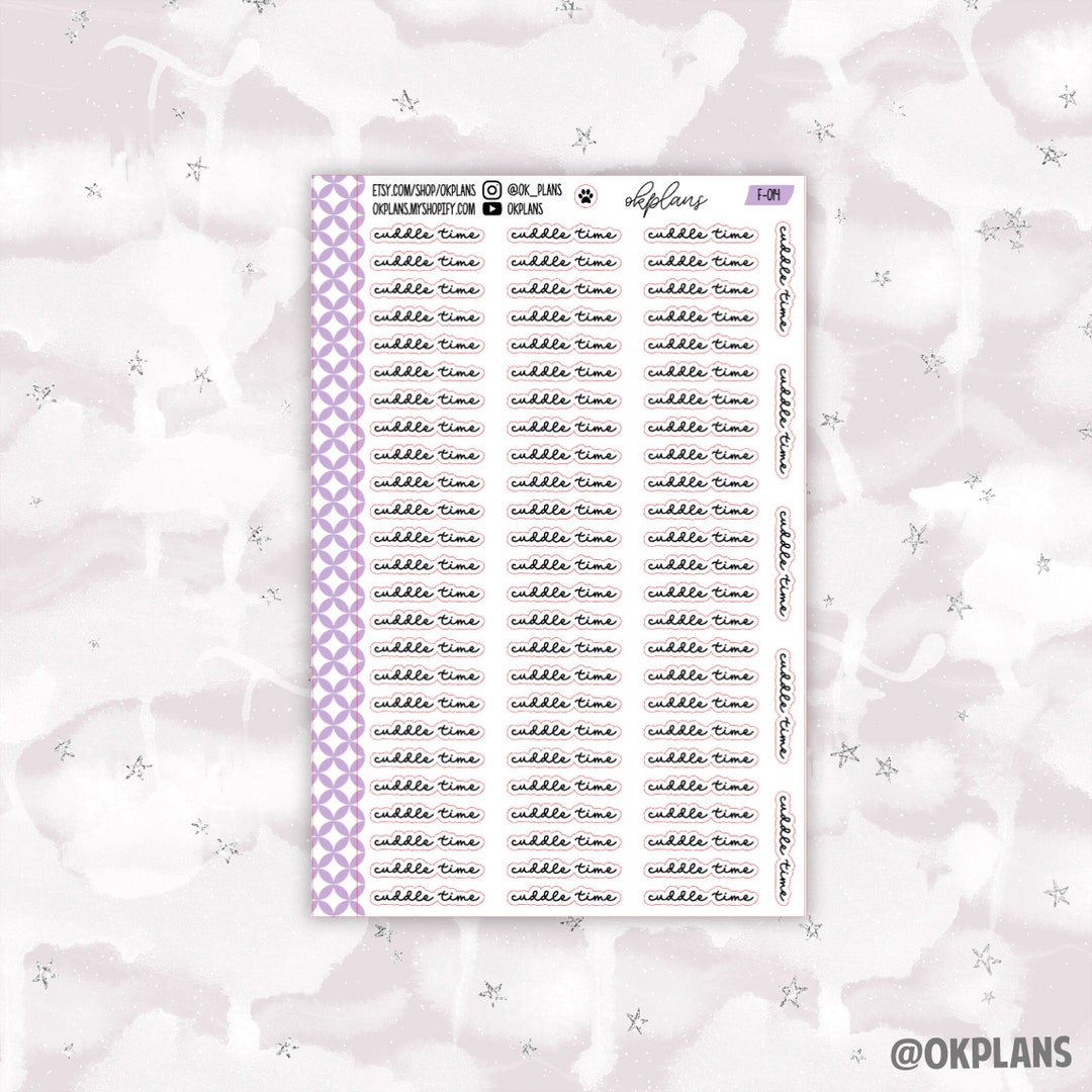 Cuddle Time // Script Font // Functional Scripts // F-014 - Etsy