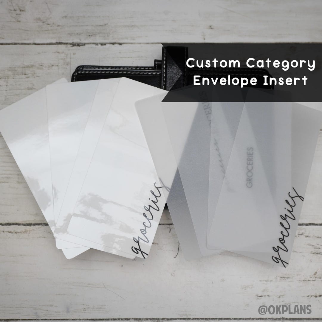 A6/personal Cash Envelope Insert // Budget - Etsy