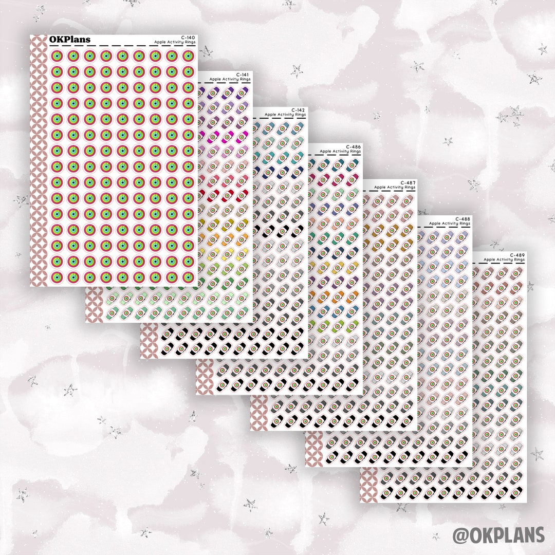 Apple Activity Rings OR Watch // Multicolor Functional - Etsy