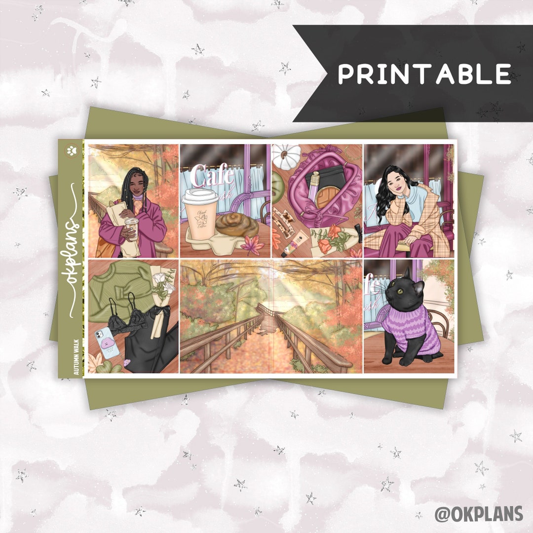 Autumn Walk // Printable // Weekly Kit - Etsy