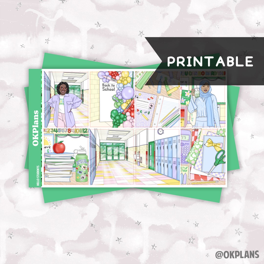 Hello Students // Printable // Weekly Kit - Etsy UK