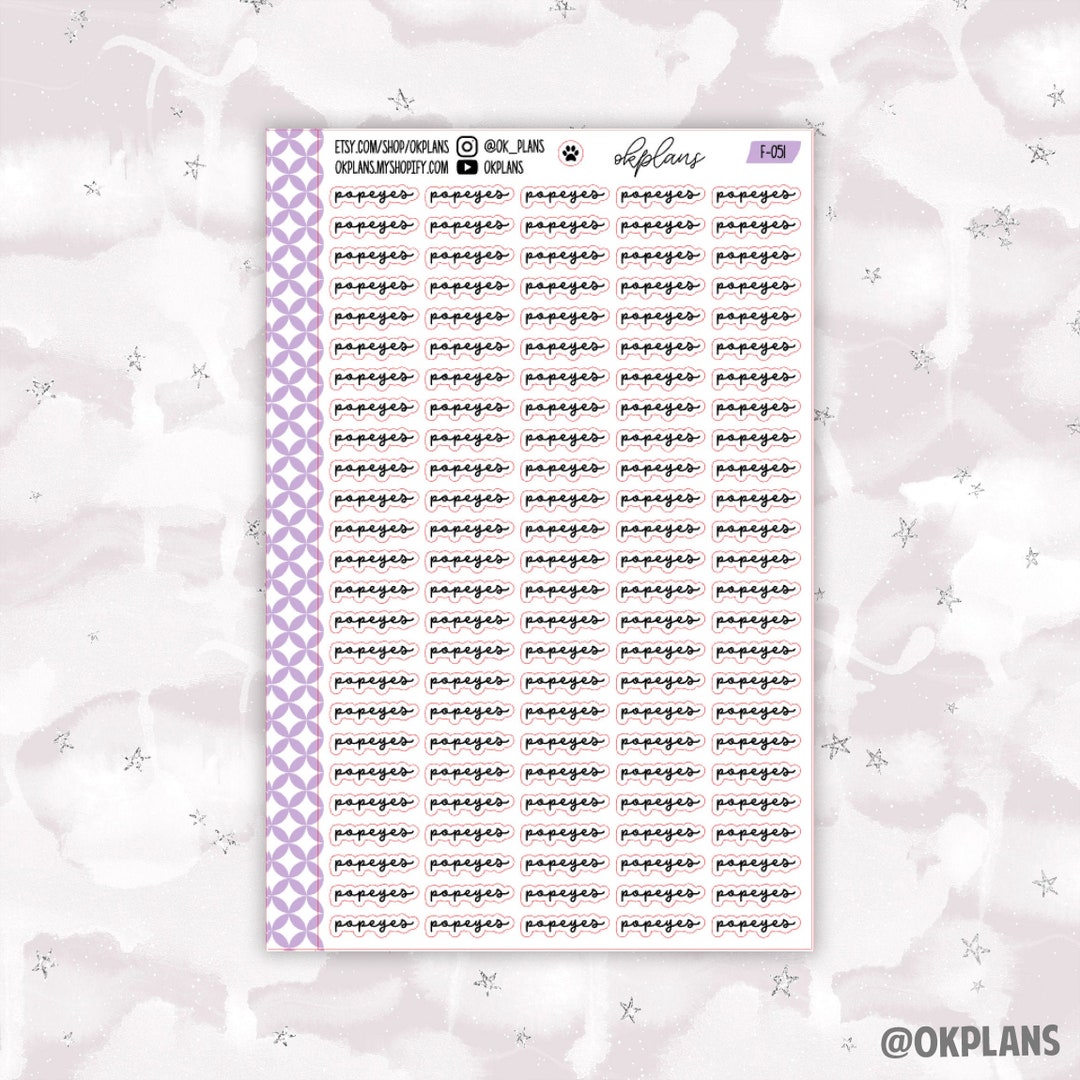 Popeyes // Script Font // Functional Scripts // F-051 - Etsy