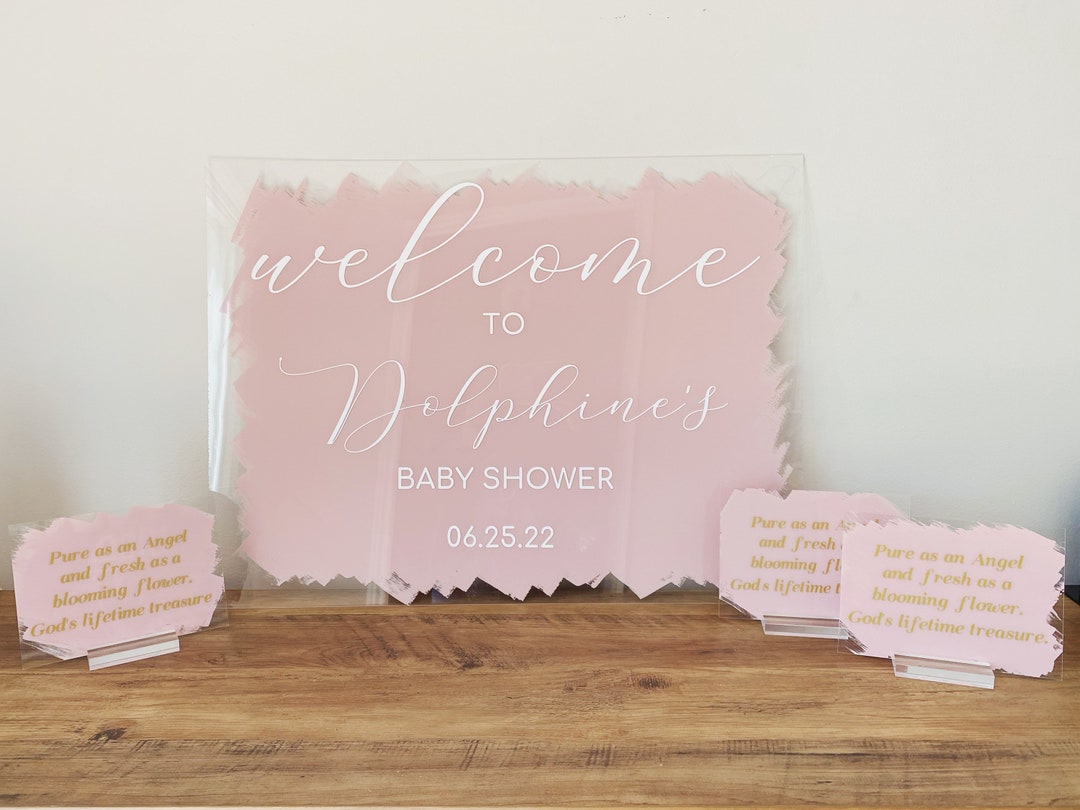Custom Acrylic Event Sign - Etsy