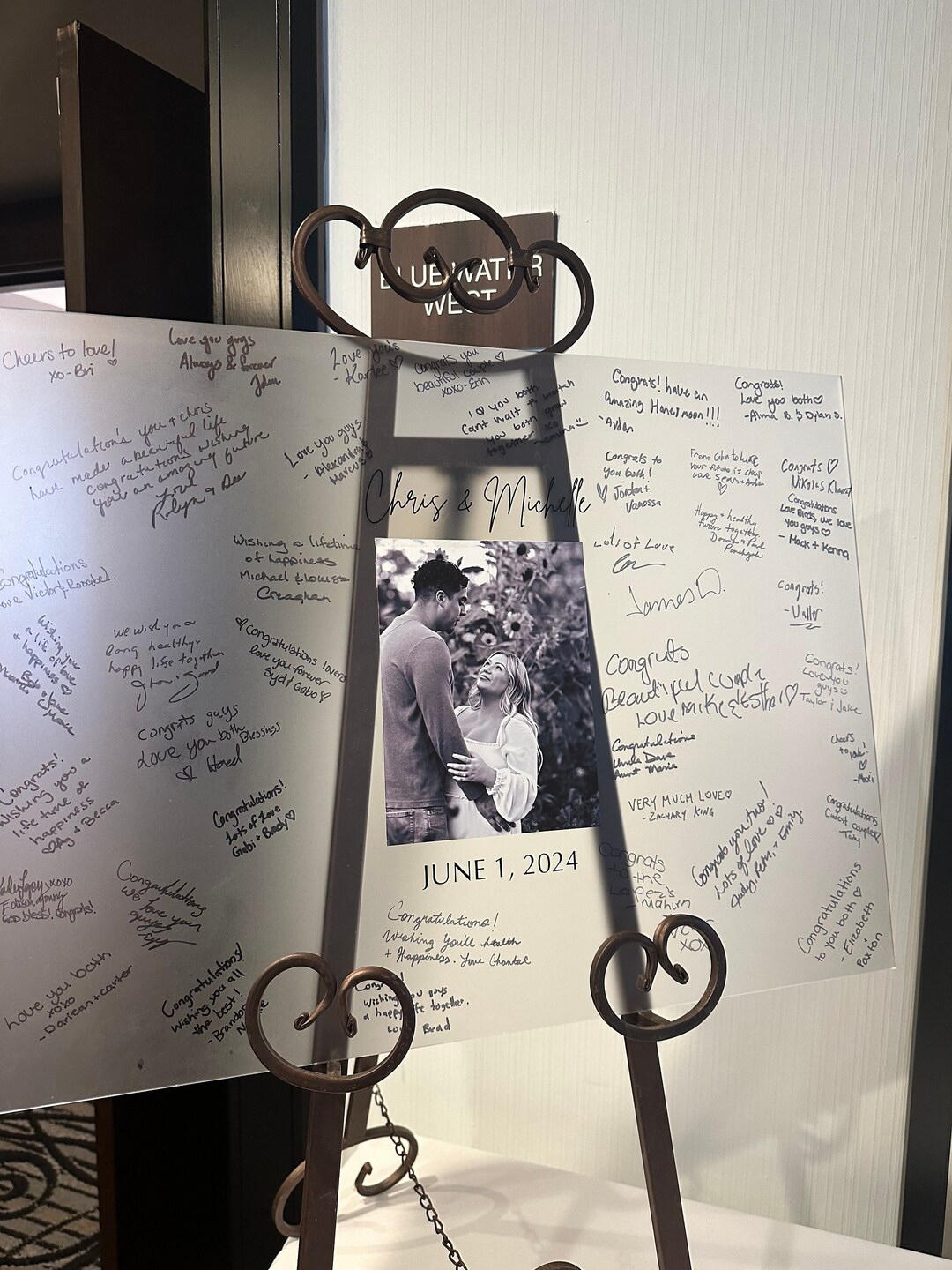 Custom Acrylic Guest Book Sign: Wedding & Event Keepsake - Etsy