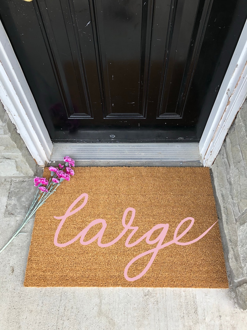 Hope You Like Pink | Custom Door Mat - Etsy
