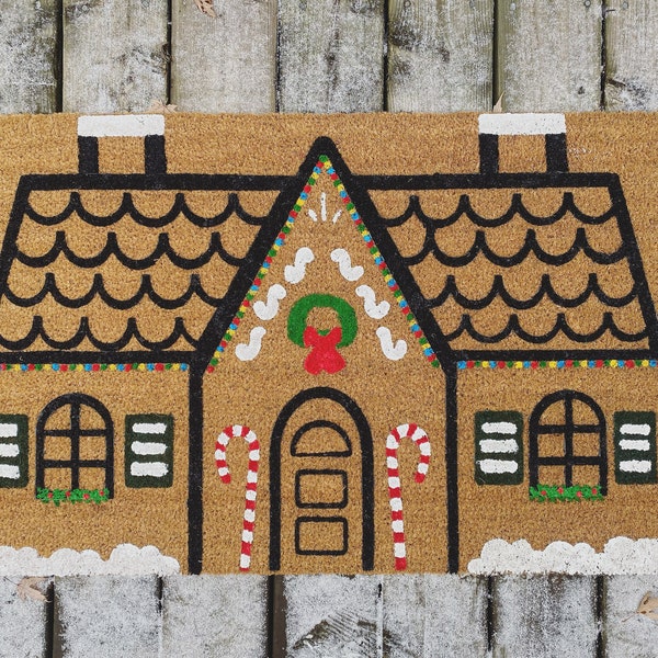 Christmas Door Mat - Etsy