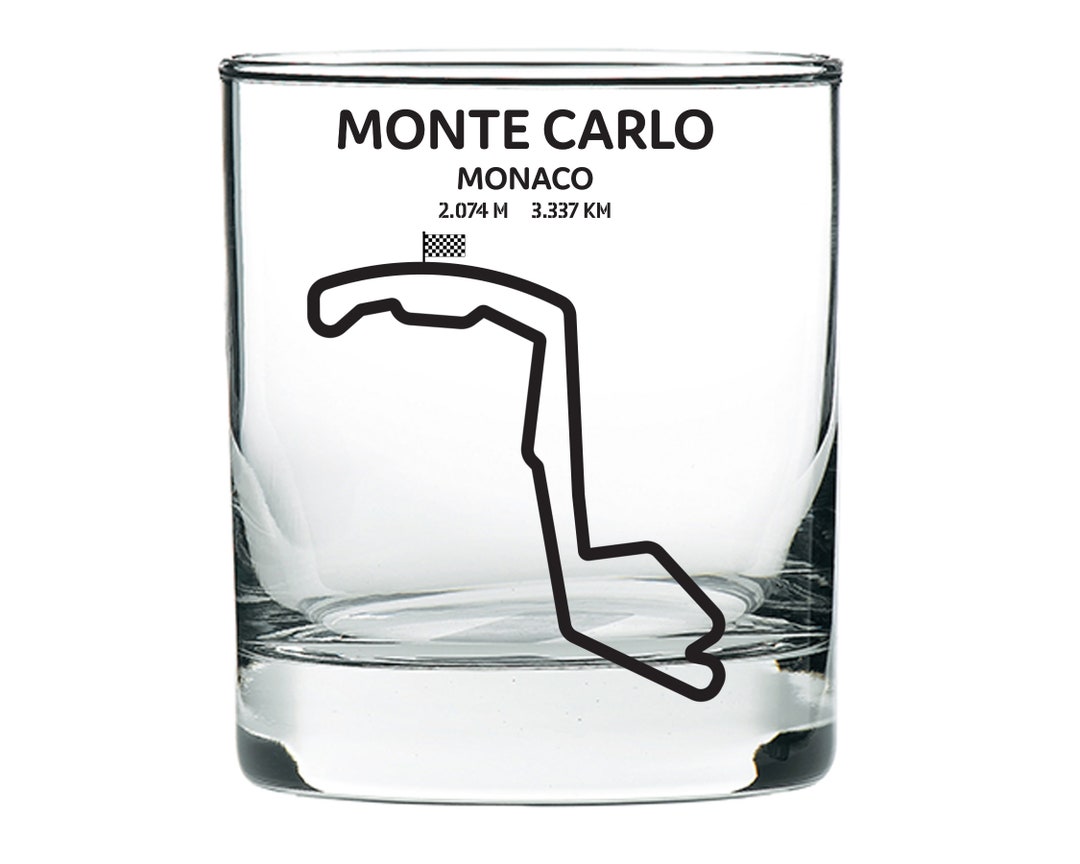Formula 1 Circuits Whiskey Glass, ENGRAVED F1 Race Track Gifts ...
