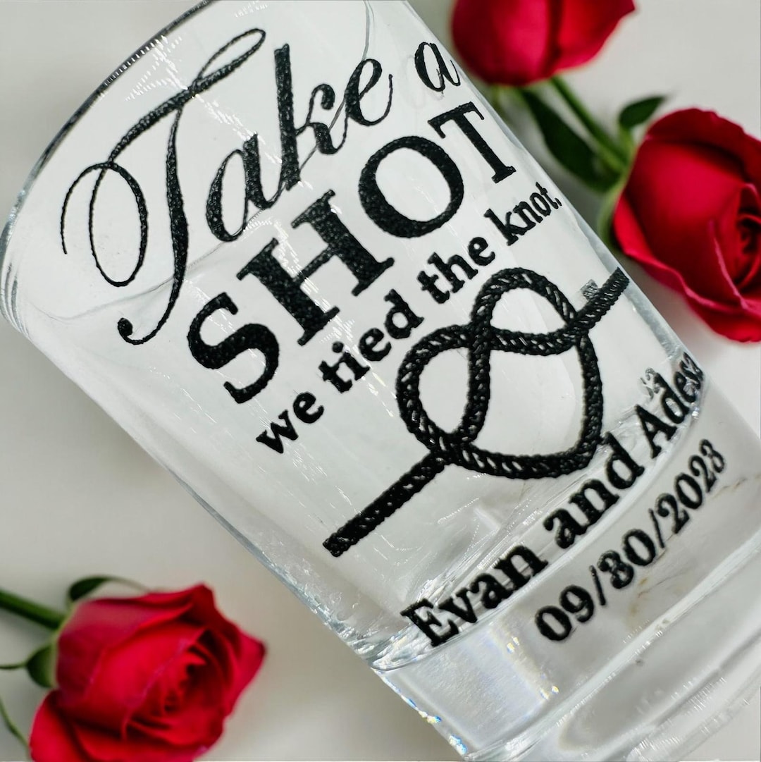Wedding Shot Glasses Unique Wedding Favors for Guests Bulk Personalized ...