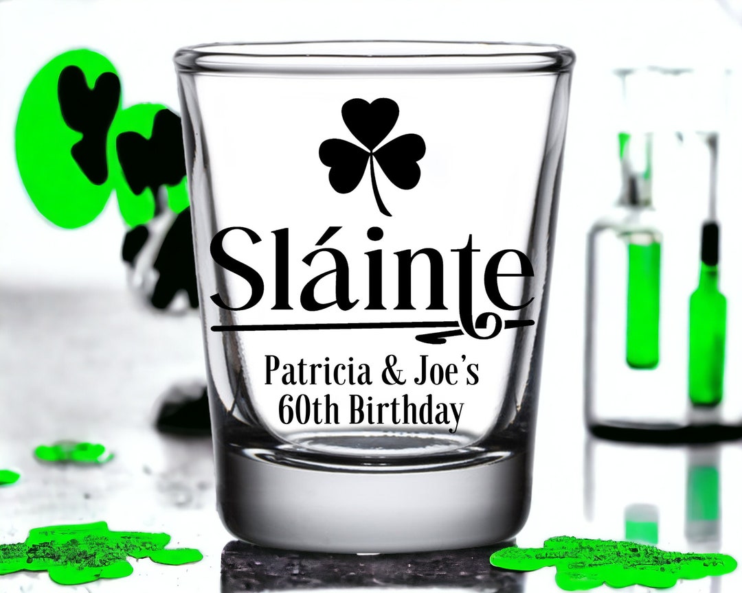 Slainte Shot Glass St. Patricks Day Shot Glasses Bulk Irish Celtic ...