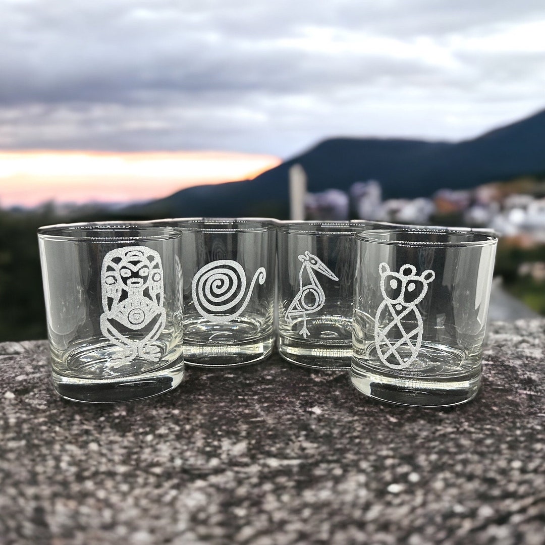 Puerto Rico Gift Rocks Glasses Taino Art Symbols: Taino Baby, Snail ...