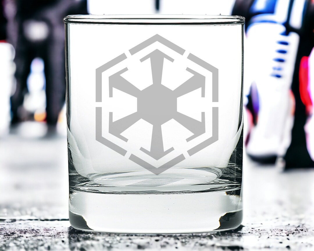 Sith Empire Star Wars Whiskey Glass, Star Wars Glassware Star Wars ...