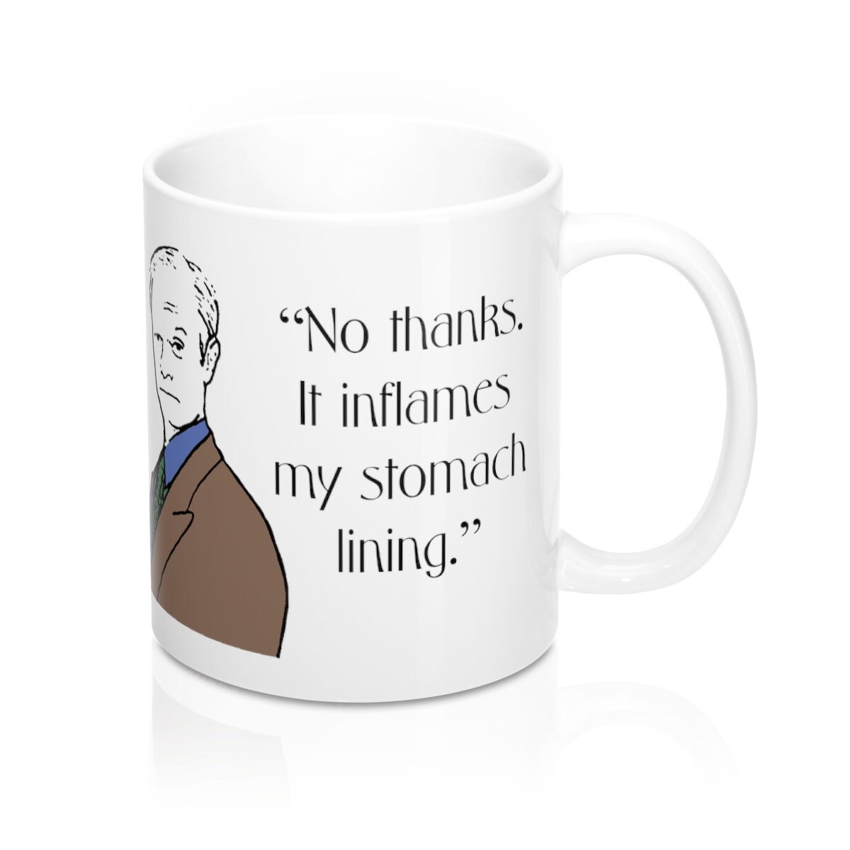 Frasier Coffee Mug Set: Niles Set of TWO, Niles' Cafe Nervosa Order and ...