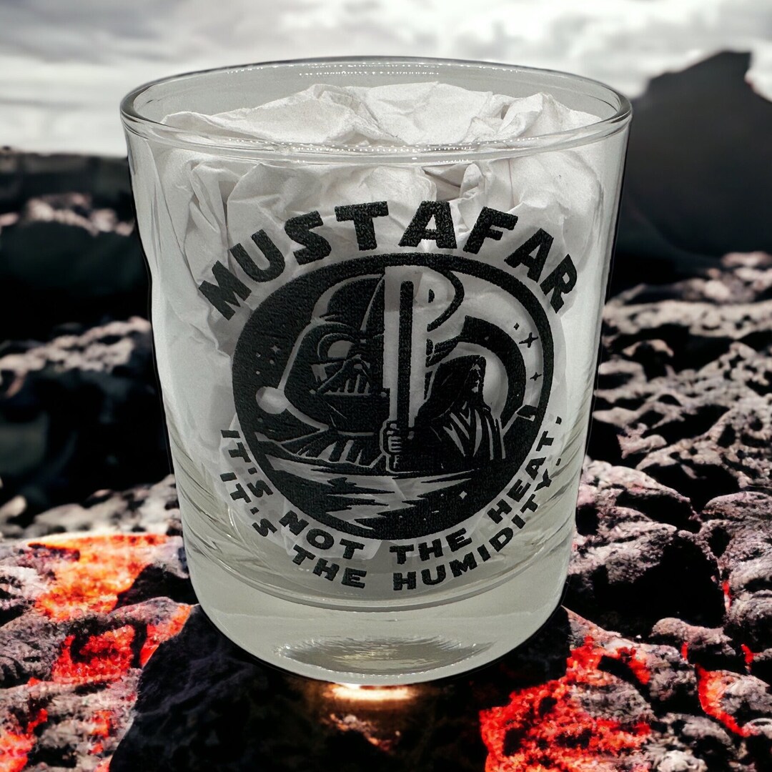 Darth Vader Rocks Glass, Engraved Star Wars Whiskey Glass: Planet ...