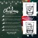 Christmas Shot Glass Christmas Party Favor Merry Christmas - Etsy