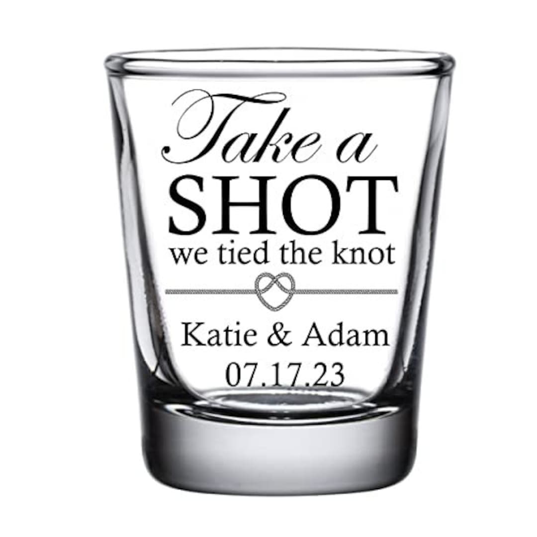 Wedding Shot Glasses Unique Wedding Favors for Guests Bulk Personalized ...