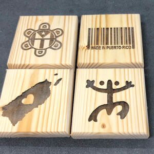 Puerto Rico Gifts Puerto Rico Coasters: Engraved Gift Set of 4 - Etsy