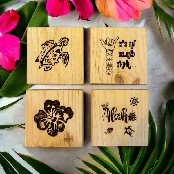 Aloha Coasters - Etsy