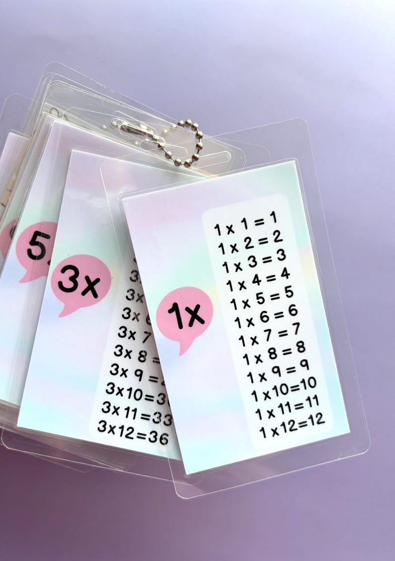 Multiplication Tables / Maths / Multiplications / Custom - Etsy