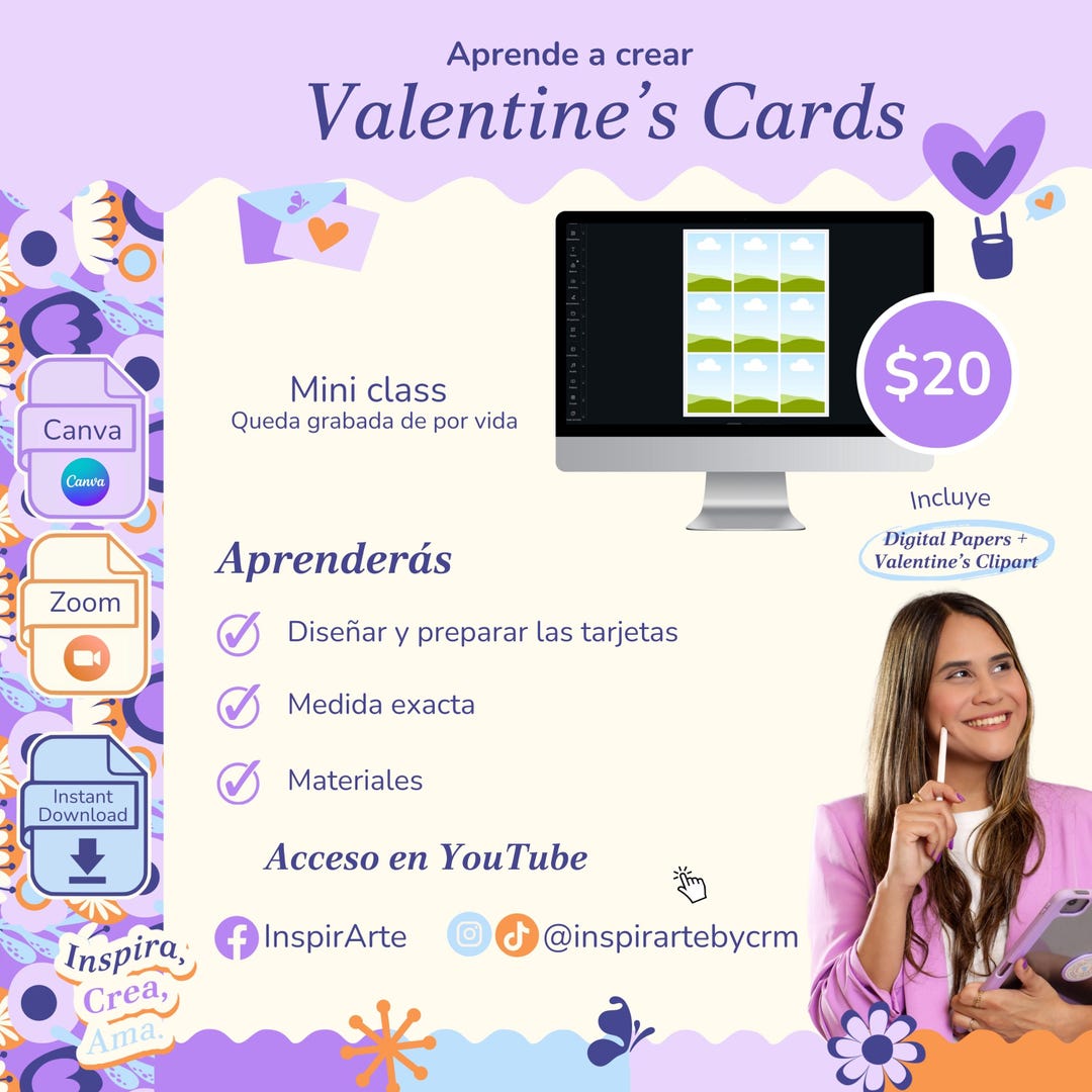 Learn to Create Valentine's Day Cards – Mini Class – Beginner Level - Etsy