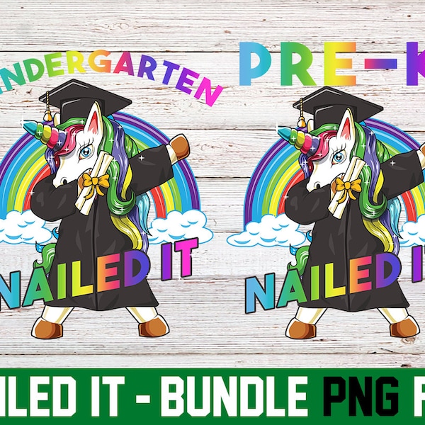 Rainbow Dabbing Unicorn Graduate Svg - Etsy