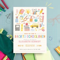 Back to School Bash Poster - Etsy Canada