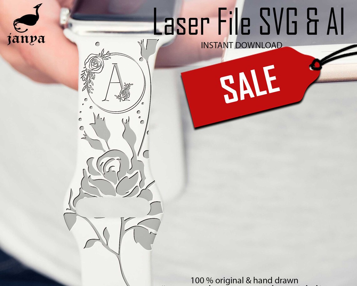 Personalized Watch Custom Watchband Svg Apple Watch Cut | Etsy