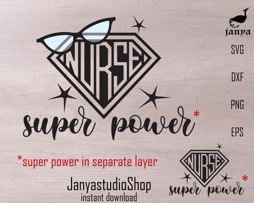 Nurse Svg Nurse PNG Nurse Super Power Nurse Sublimation - Etsy